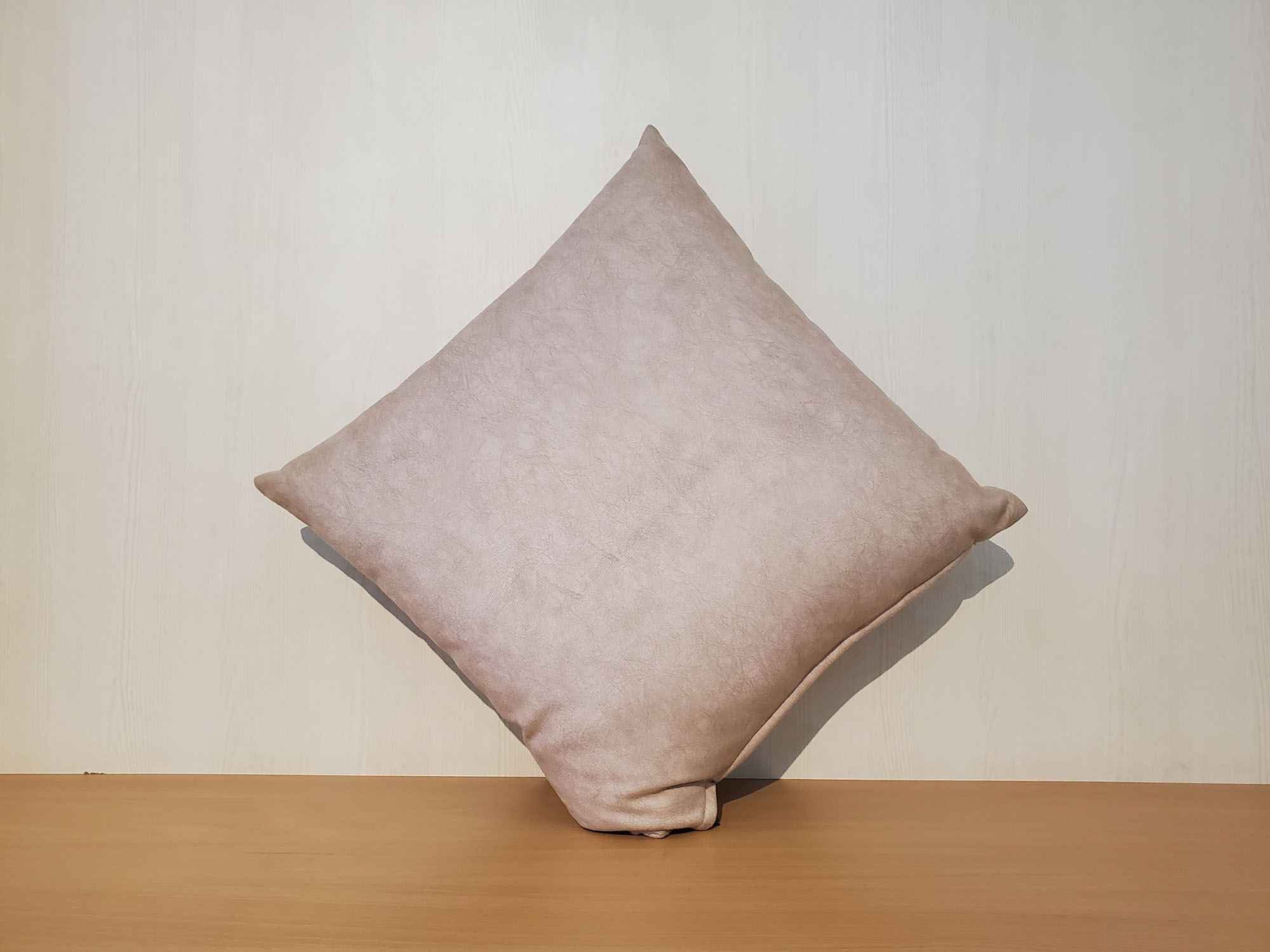 Plain Cream Texture Cushion