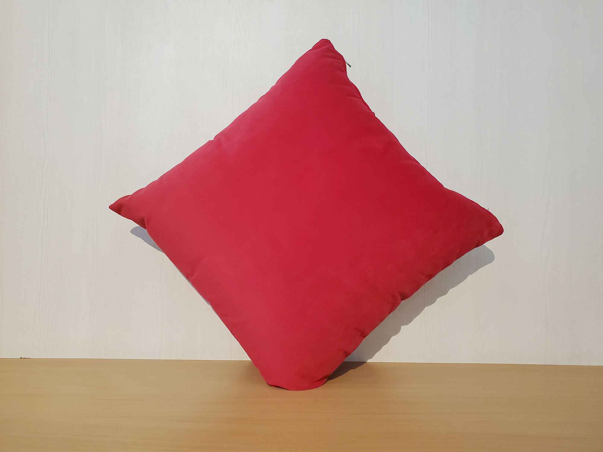 Plain Ruby Red Cushion