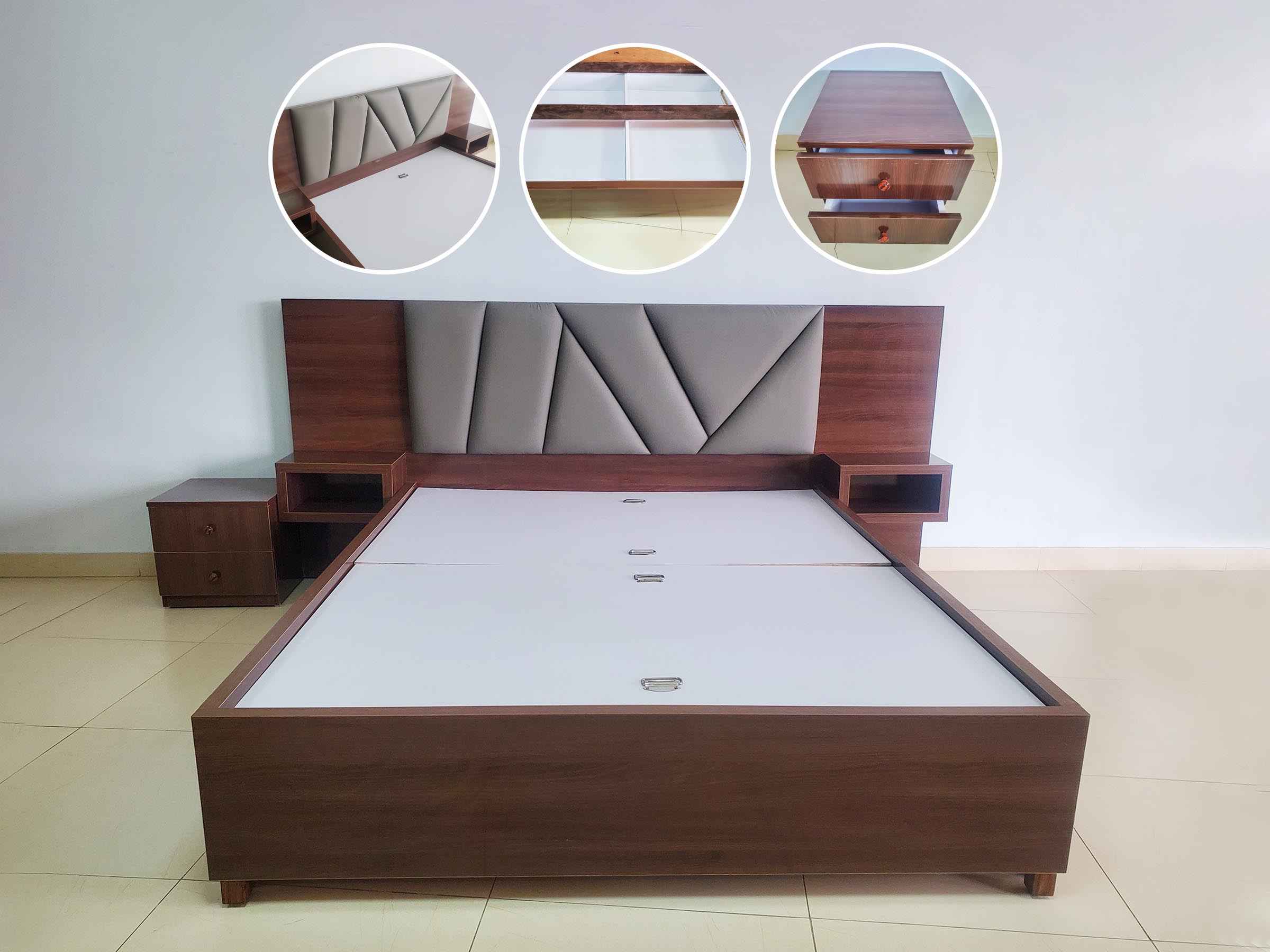 Modular Queen Size Bed