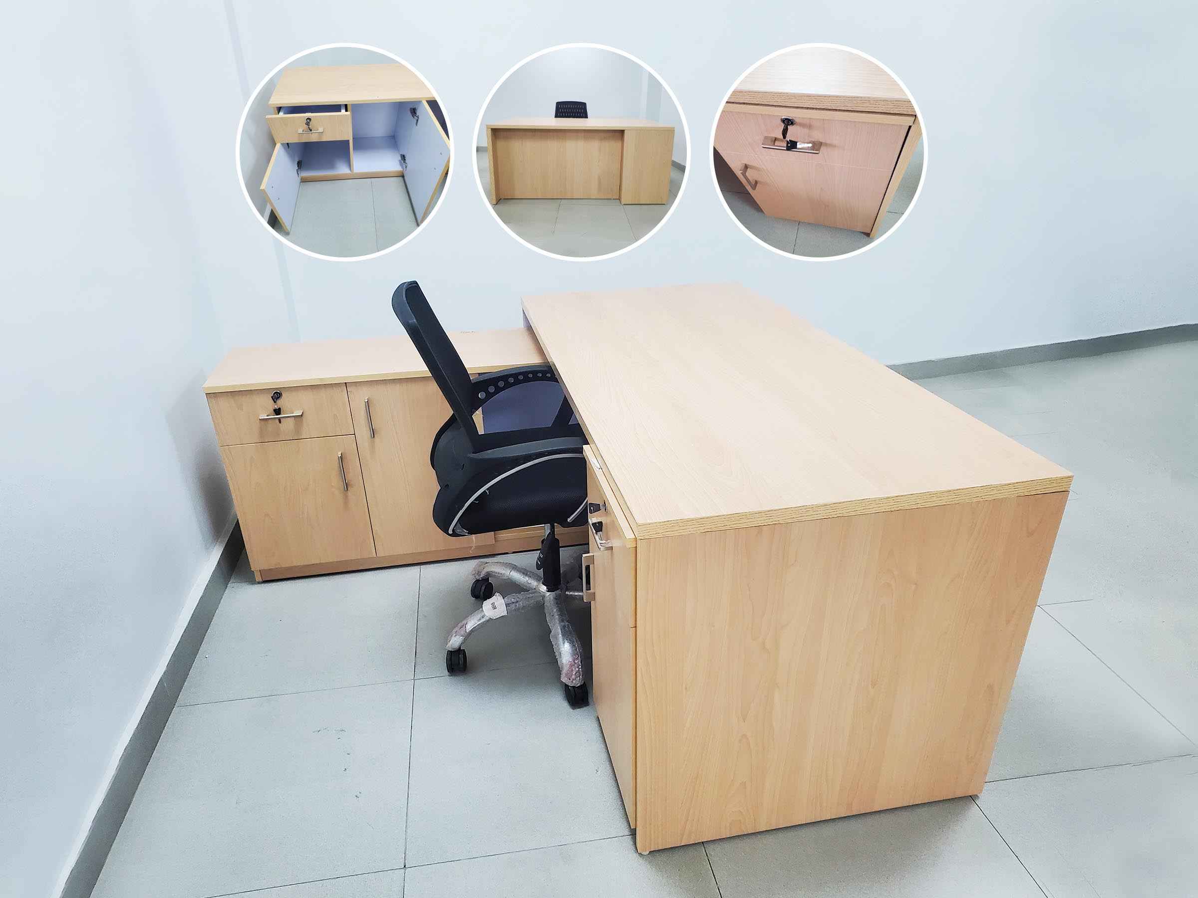Laminated Modular Executive Table