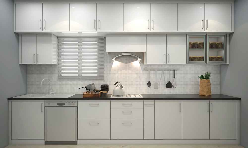 Straight Shaped Modular Kitchen