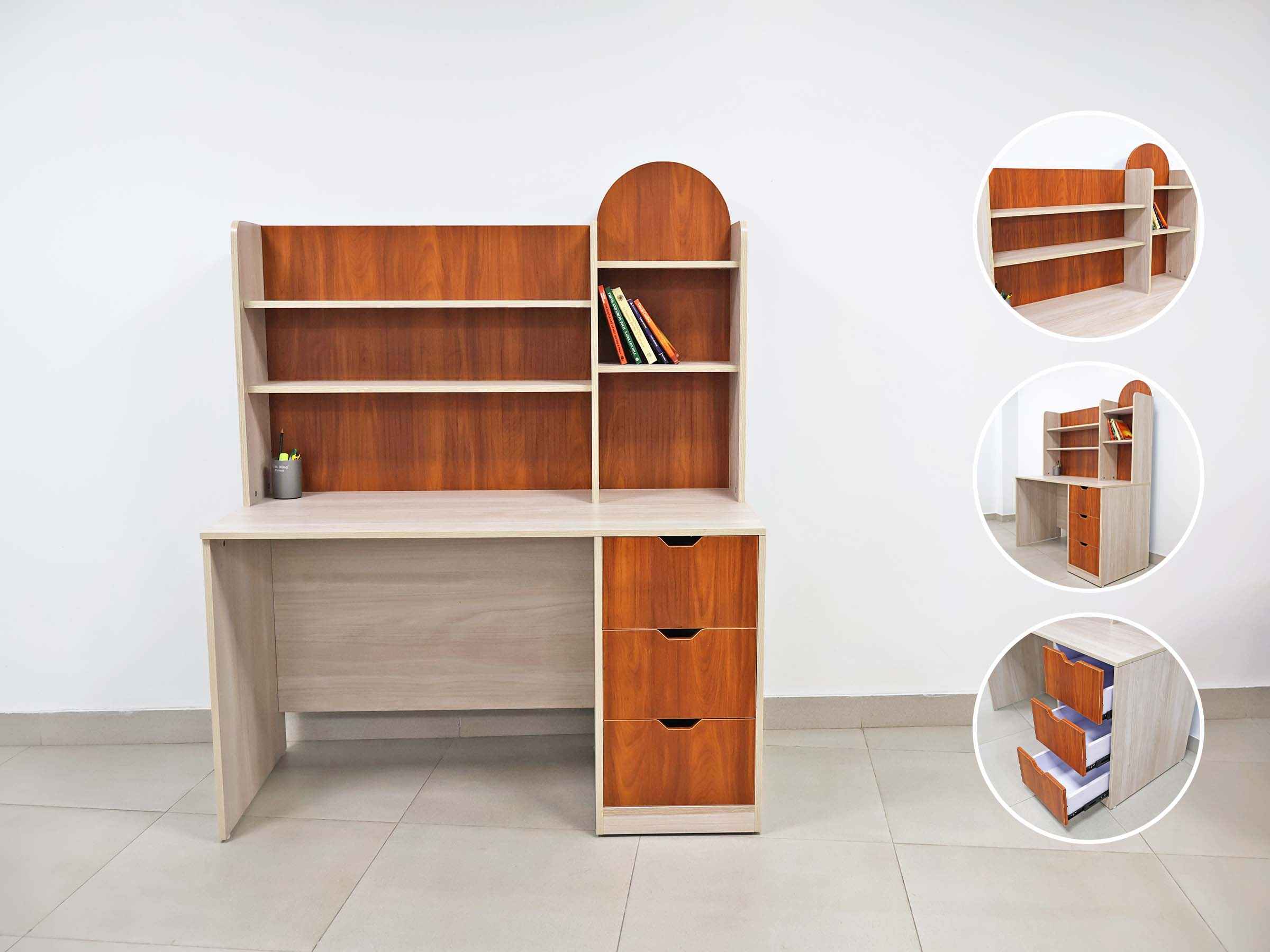 Curve Top Study Table
