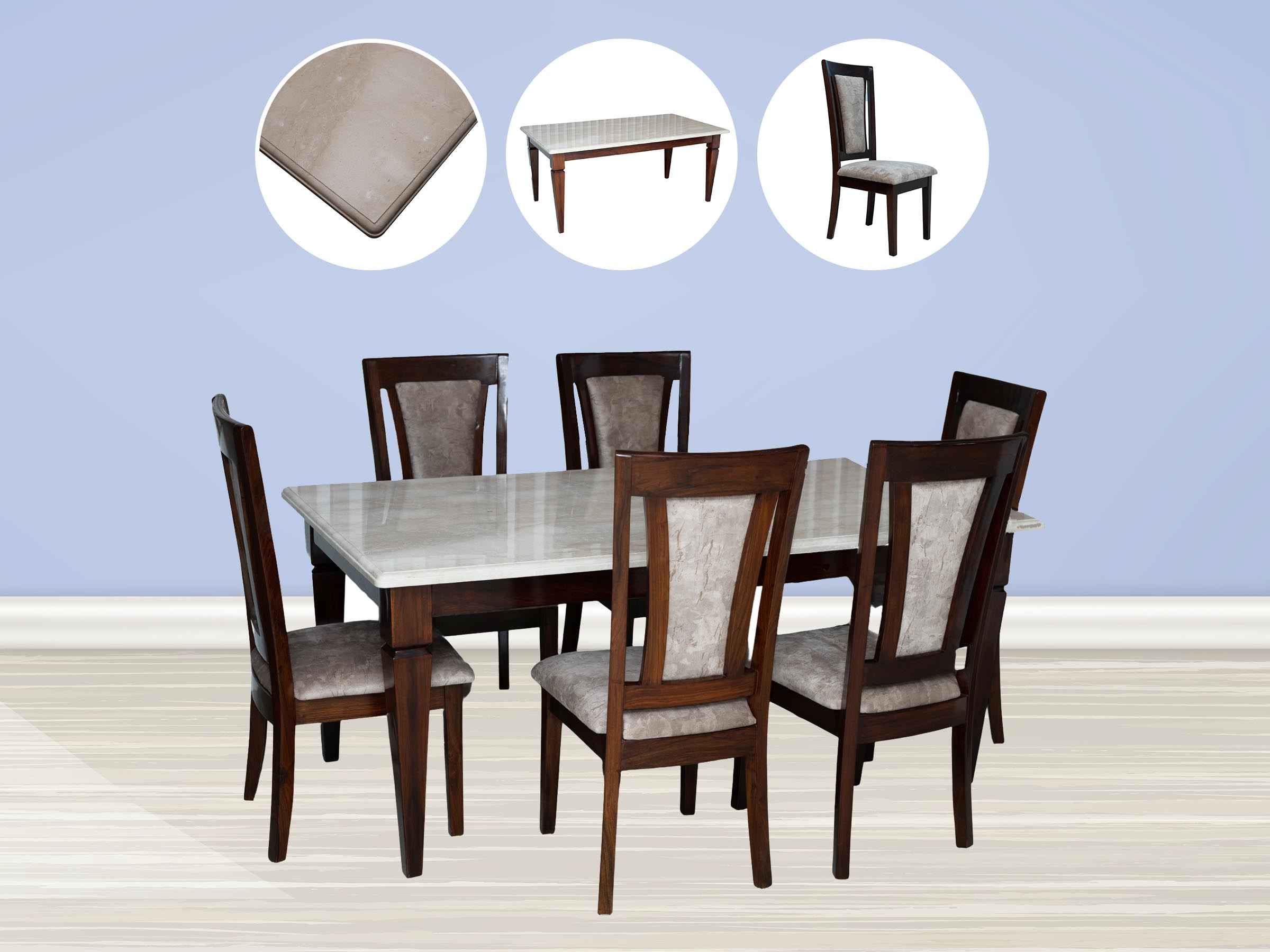 Italian Marble Dining Set