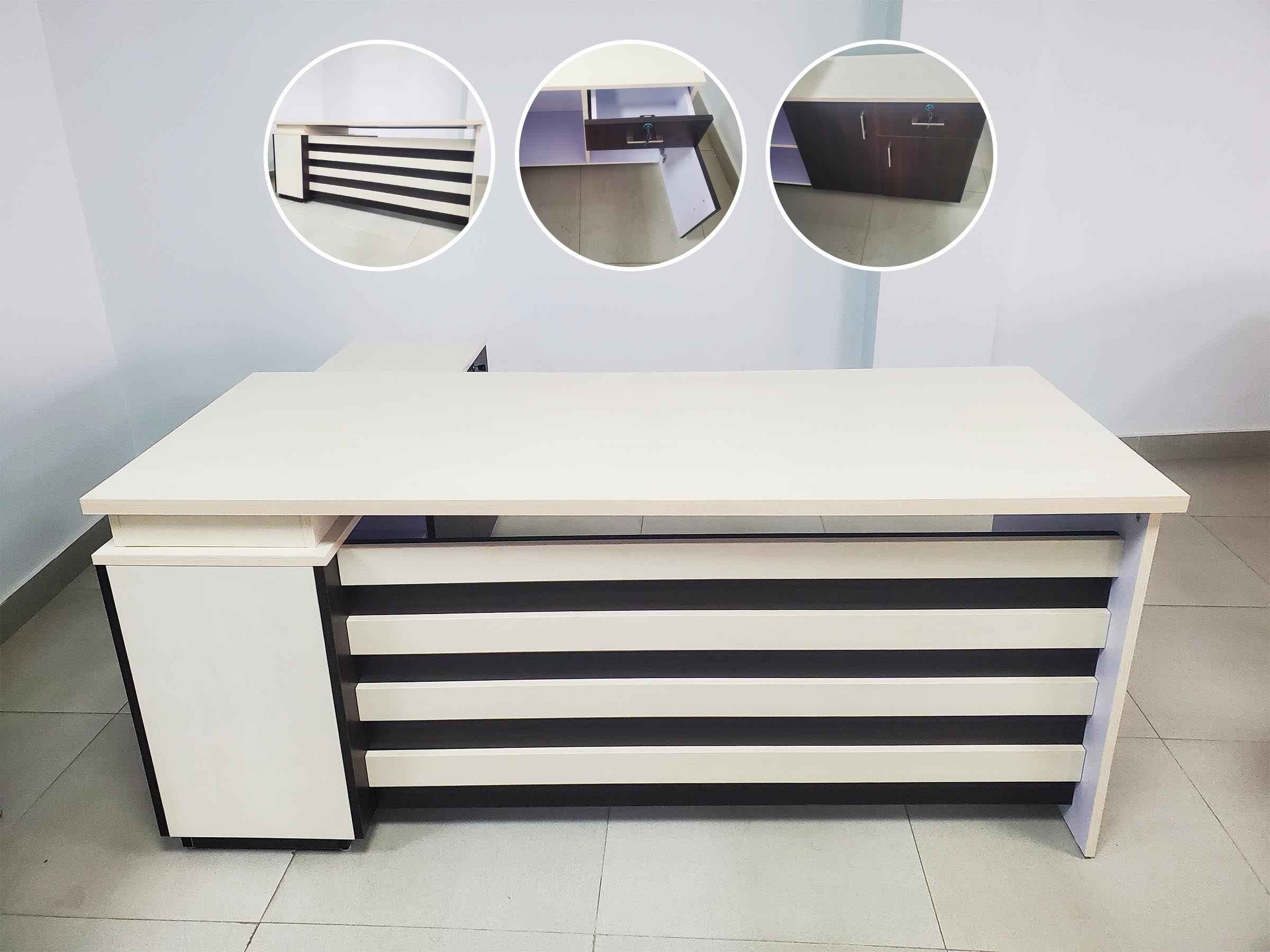 Laminated Modular Executive Table