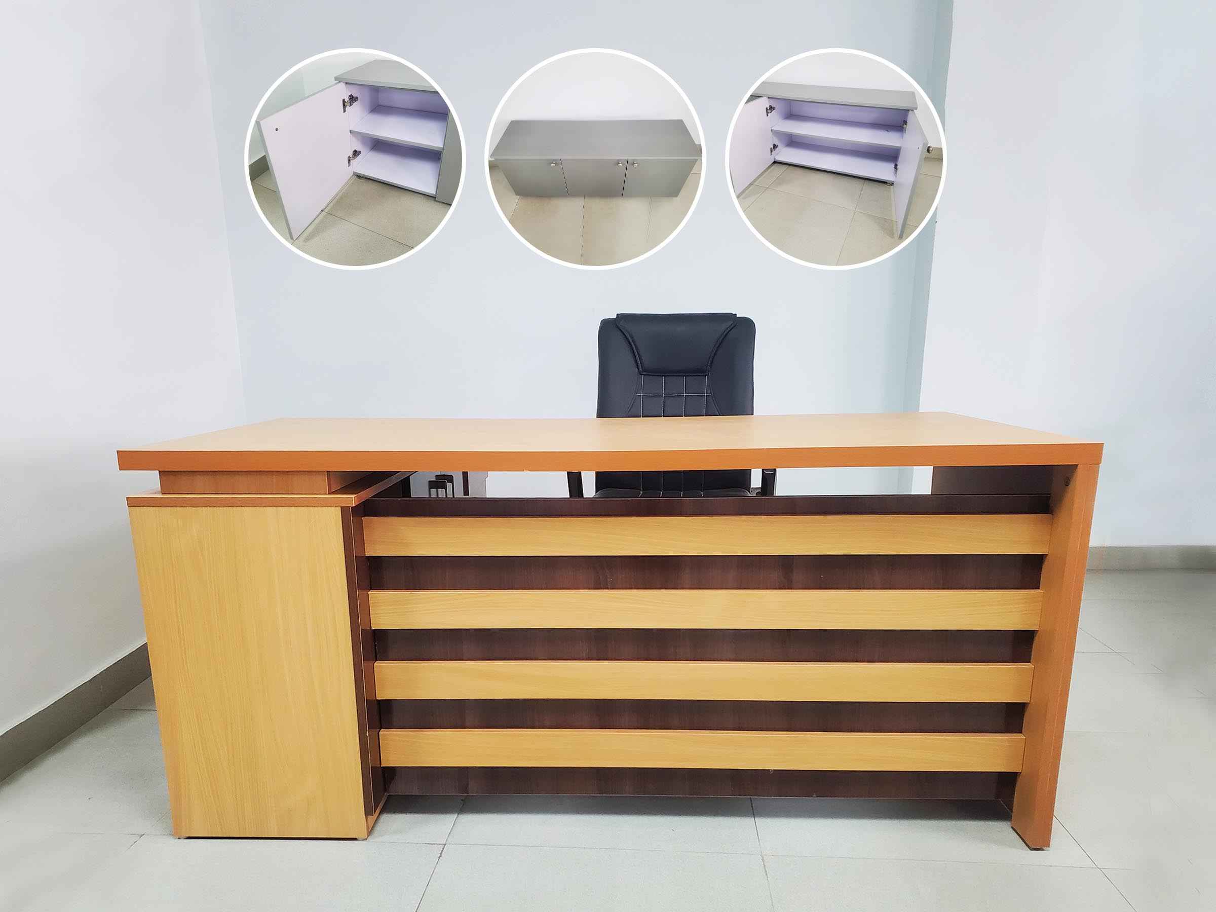 Laminated Modular Executive Table