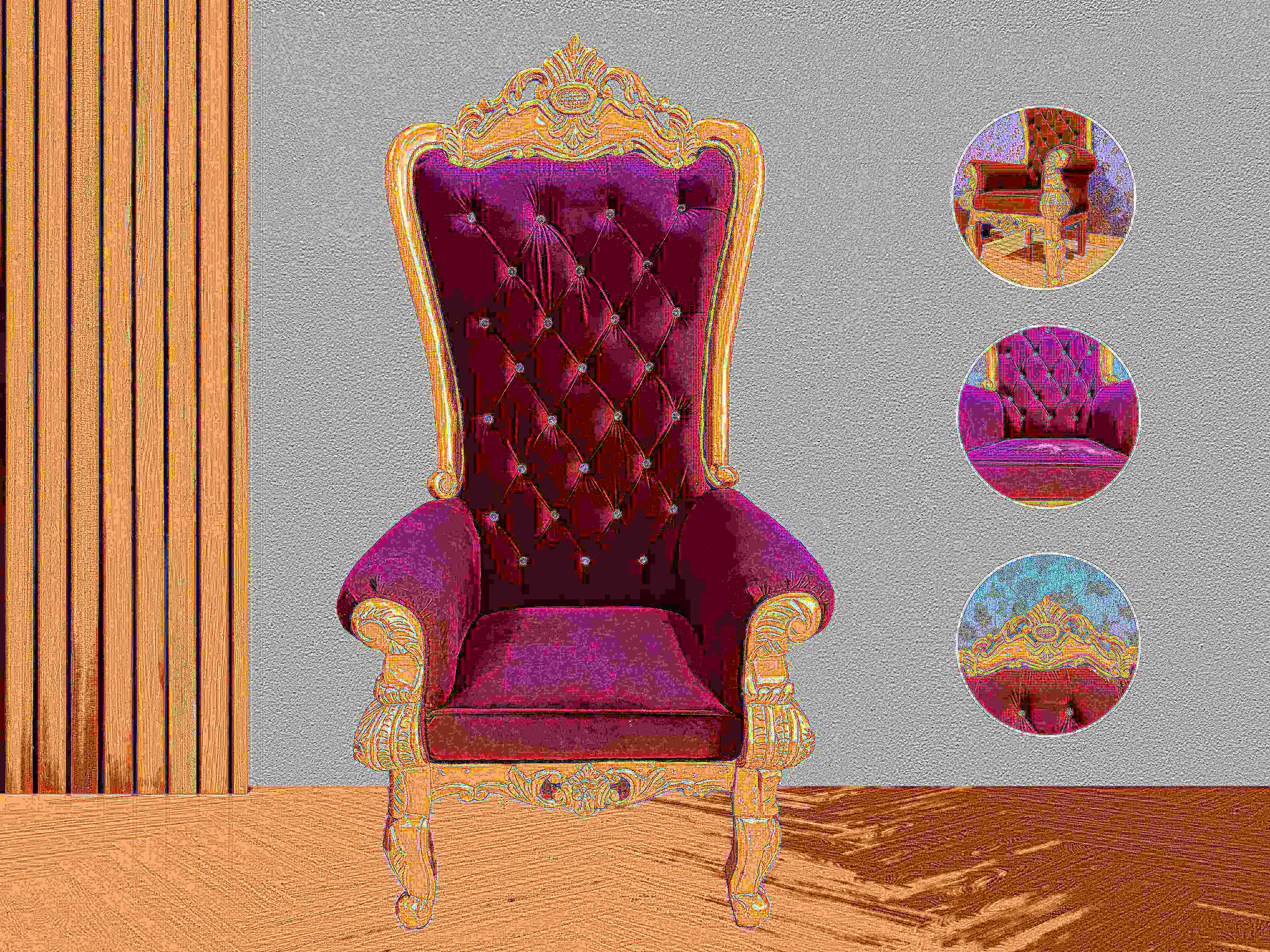 Single Ruby Royal Sofa